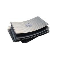 China Stainless Steel Wedge Wire Curve Screen Flat Screen Panel For Fishpond filtration for sale