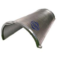 China Stainless Steel Wedge Wire Curve Screen Flat Screen Panel For Fishpond filtration for sale