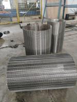 China Filtration Wedge Wire Screen With 27%-80% Filter Mesh And 0.25mm-2.5mm Wire Diameter for sale