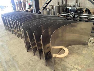 China Filtration Wedge Wire Screen With 27%-80% Filter Mesh And 0.25mm-2.5mm Wire Diameter for sale