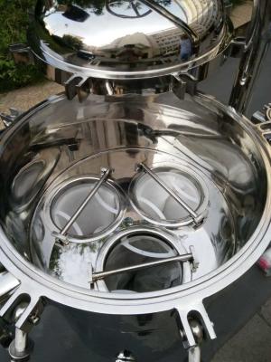 China Stainless Steel Bag Filter Housing PVC Filter Bag Material 6.0bar Max. Operating Pressure for sale