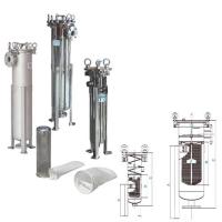 China 3000L/Hour Filter Bag Capacity Stainless Steel Bag Filter Housing with Pressure Rating of 2-10bar for sale