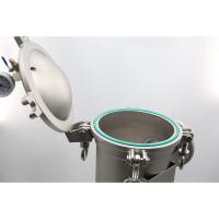 China 7-10mm Filter Bag Thickness Stainless Steel Bag Filter Housing with 1/4NPT Vent for sale