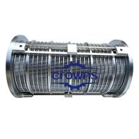 China Stainless Steel Separator Wedge Wire Drum Filter For Pig Dung Filtration for sale