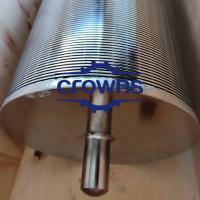 China Stainless Steel Durable Wedge Wire Rotary Drum Fish Barrier Screens wedge wire screen for sale