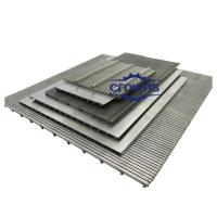 China Stainless steel Wedge Wire Screen Panels for Filtering and Grain Drying for sale