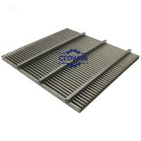 China Stainless steel Wedge Wire Screen Panels for Filtering and Grain Drying for sale
