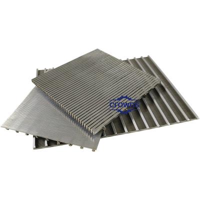 China Johnson Wedge Wire Mesh Filter Flat Grid Screens Panel for sale