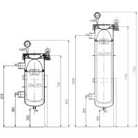 China 20000L/Hour Industrial Water Filtering with High Productivity and 1.5-5mm Wall Thickness for sale