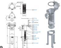 China 20000L/Hour Industrial Water Filtering with High Productivity and 1.5-5mm Wall Thickness for sale