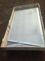 China 0.5m-2.0m Width Wedge Wire Screen with Square Profile and 0.25mm-2.5mm Wire Diameter for sale