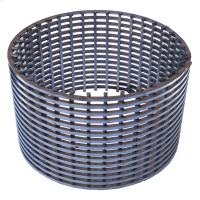 China Durable Stainless Steel Johnson Vee Wire Screen with Threaded End Connection for sale