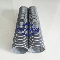 China 316 316L stainless steel thread adapter connection wedge wire screen filter cartridge wedge wire sreen pipe for sale