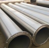 China Galvanizing Wedge Wire Screen with Customized Slot Opening 25-400 Micron for sale