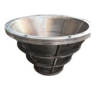 China Metal Mesh Centrifugal Sieve Screen Stainless Steel Wedge Wire Basket Centrifuge for sale