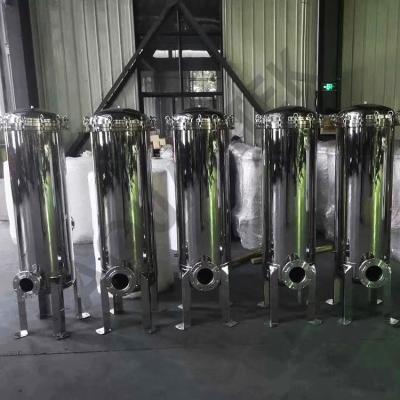China Stainless Steel Multi Cartridge Filter Housing for Standard Filtration Precision 5um for sale