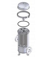 China Stainless Steel Filter Housing Bacteria Removed Water Purifier Filter Equipped With 10 Micron Filter Cartridge/Bag for sale