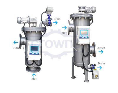 China 80m3/H Industrial Water Purification Automatic Self Cleaning Water Filter Backwash Filter for sale