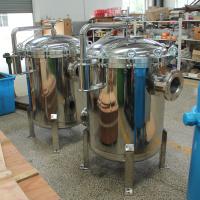 China Stainless Steel Bag Filter Housing, 27%-80% Filter Mesh with Max Flow Rate of 3000L/Hour / 1/4NPT Vent for sale