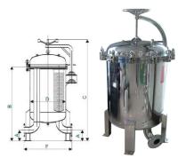 China Stainless Steel Bag In Bag Out Filter System 7 10 Mm Filter Bag for Industrial for sale