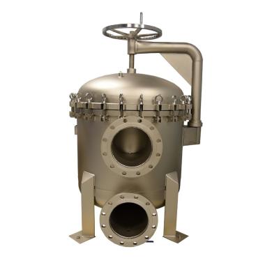China Stainless Steel Bag Filter Housing with 1.5x2mm Wire Size / PVC Filter Bag for sale
