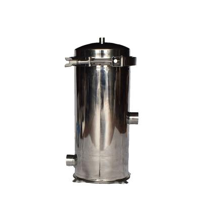China 9.75 Multi Cartridge Filter Housing 150 Psi-0.6mpa Max. Pressure 2 Inlet/Outlet for sale
