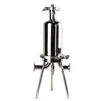 China Mirror Polished Multi Cartridge Filter Housing with Max. Temperature of 200°F / 2 Inlet/Outlet for sale