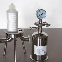 China Mirror Polished Multi Cartridge Filter Housing with Max. Temperature of 200°F / 2 Inlet/Outlet for sale