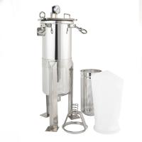 China Portable Multipurpose stainless steel Bag Filter Housing Single Bag Filter For Water Treatment Milk Filter for sale