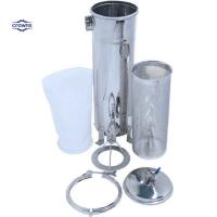China Customized ASME Standard Single Bag Filter Housing Industrial Bag Filter Stainless Steel Water Filter for sale