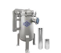 China High Quality Surface Finish 25 Micron Bag Filter Housing For Electronics Paint Filtration for sale