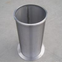 China Wedge Wire Screen Strong Stainless Steel Filtration Welded Slot 25-350 Mircon for sale