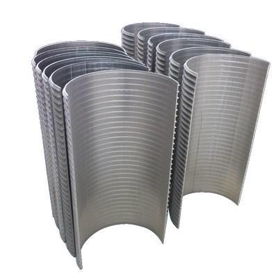 China Stainless Steel Wedge Wire Screen 27%-80% Filter Rating 0.5m-2.0m 7 - 10 Mm for sale