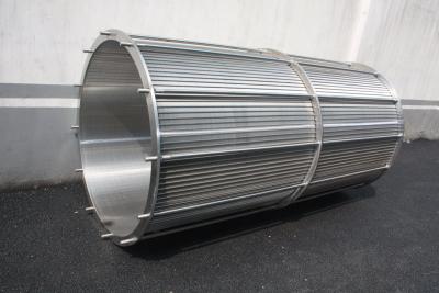 China Precise Filtration Johnson Wedge Wire Screens V shaped Profile 25-350 Micron Aperture 7 - 10 Mm for sale