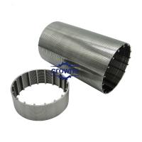 China Corrosion Resistant Wedge Wire Screen Pipe for Oil Wells and Durability Guaranteed for sale