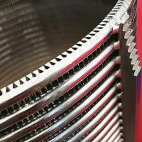 China Stainless Steel Filtration Sieve Bend Screen Plain Weave 0.5mm-2mm Aperture 1600mm Length for sale
