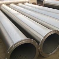 China Stress Sieves Screen Silver V Type Wire Filtration Plain Weave Min 0.02 Slot for sale