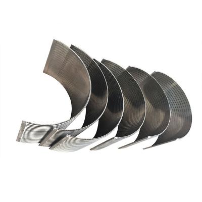 China Industrial Sieve Screen Smooth Edge Silver 0.10 Mm Slot Rounded Corner L/C Accepted for sale