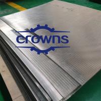 China Stainless Steel Johnson Screen Mesh Panels Flat Wedge Bar Wire Wedge Wire Screen for sale
