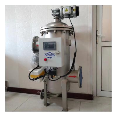 China Stainless Steel 304/316 Automatic Self Cleaning Filter for Continuous Wastewater Filtration for sale