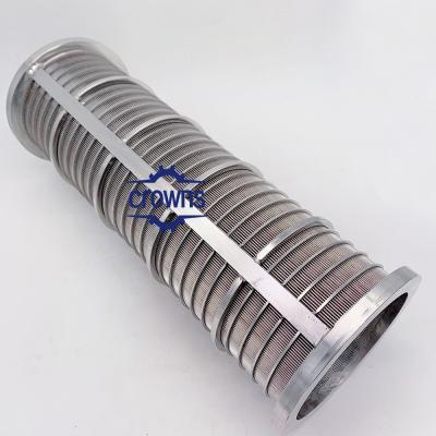 China Accurate Slot Stainless Steel Wedge Wire Screen Pipe For Water Treatment for sale