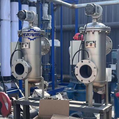 China 100 Micron Filtration Rating Automatic Self Cleaning Filter For River Water Self Cleaning Irrigation Filter for sale