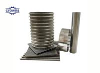 China Johnson 500 Micron Wedge Wire Screen For Water Well Filter Pipe Water Well Screen Filter Pipe for sale