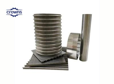 China Johnson 500 Micron Wedge Wire Screen For Water Well Filter Pipe Water Well Screen Filter Pipe for sale