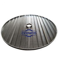 China 100 200 500  Micron Stainless Steel Wedge Wire Screen Filter Mesh Panels for sale