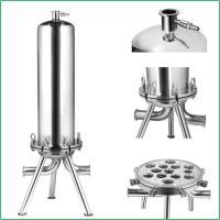 China High Efficiency AISI 316L Liquor Gin Cherry Orange Wine Lenticular Filter Cartridge Housing Machinery for sale