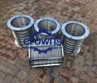 China Solid-Liquid Separator Screen Cylinder Stainless Steel Wedge Wire Mesh Tube for sale