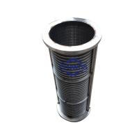 China 304 Stainless Steel Solid-Liquid Separator Rotary Drum Wedge Wire Screen Basket for sale