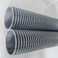 China 0.2mm Gap Welded Wedge Wire Screen Sieve Pipe Bend Screen Johnson Well Filter for sale