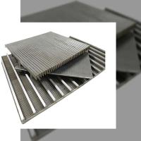 China 100 200 500  Micron Stainless Steel Wedge Wire Screen Filter Mesh Panels for sale